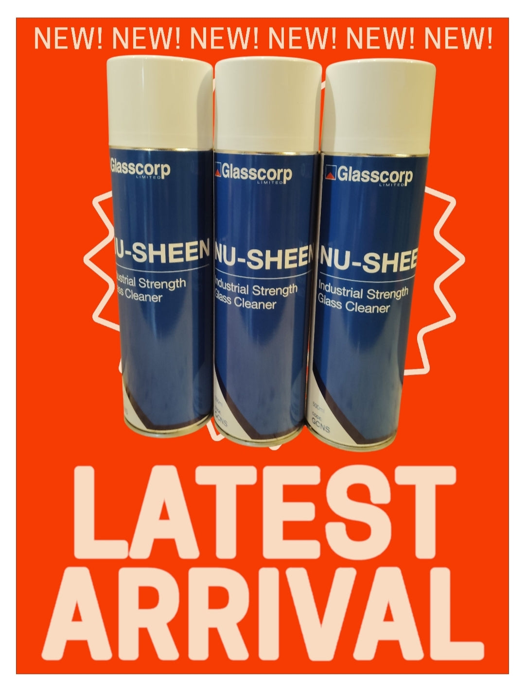 NuSheen – Foaming glass cleaner – Hi-Sheen